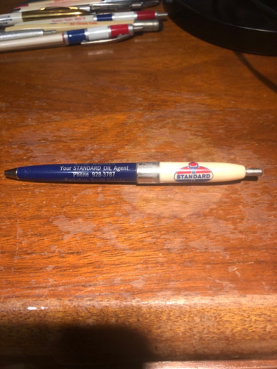 Vintage Standard Oil Ball Point Advertising Pen Parkston South - Etsy