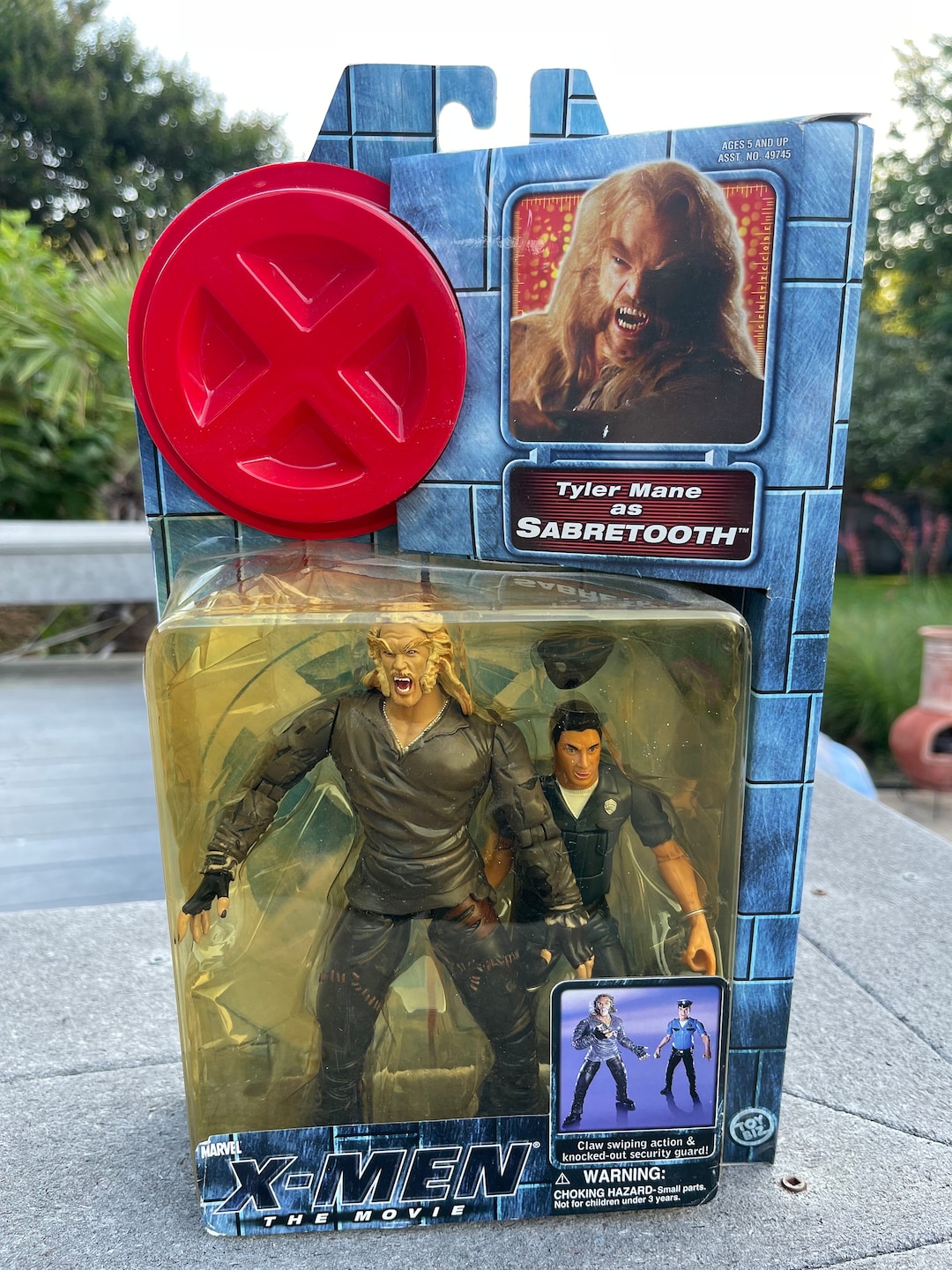 Sabretooth Action Figure X-men the Movie Tyler Mane Toy Biz 2000 MOC - Etsy
