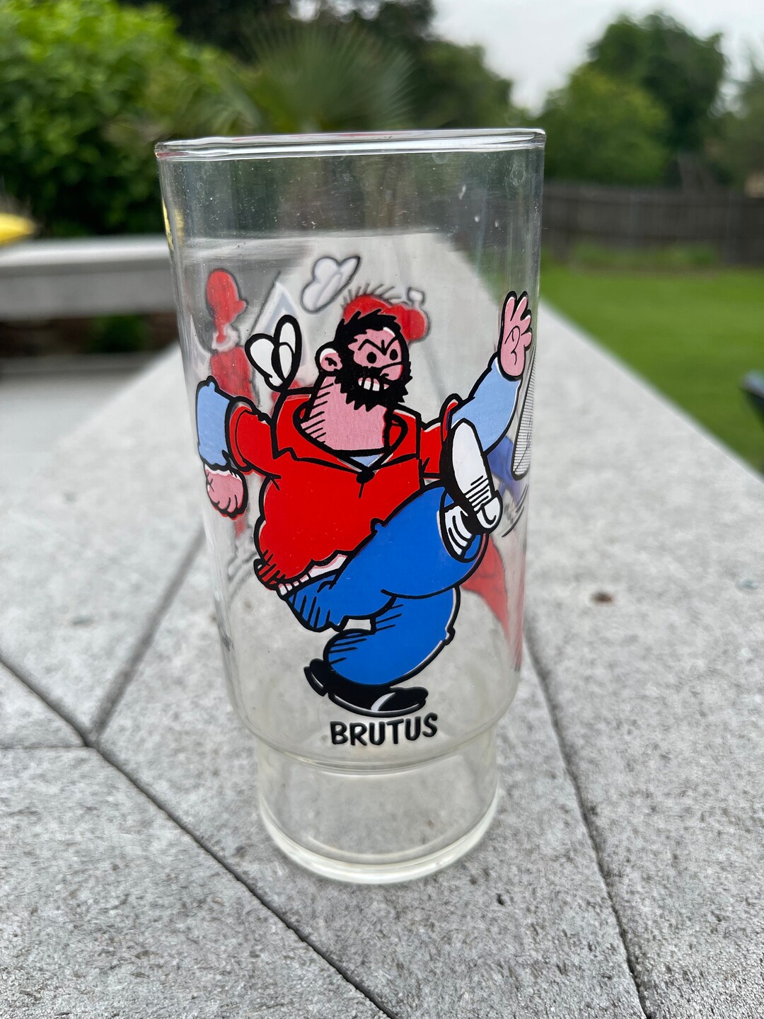 1978 Brutus Popeyes Chicken Drinking Glass - Etsy