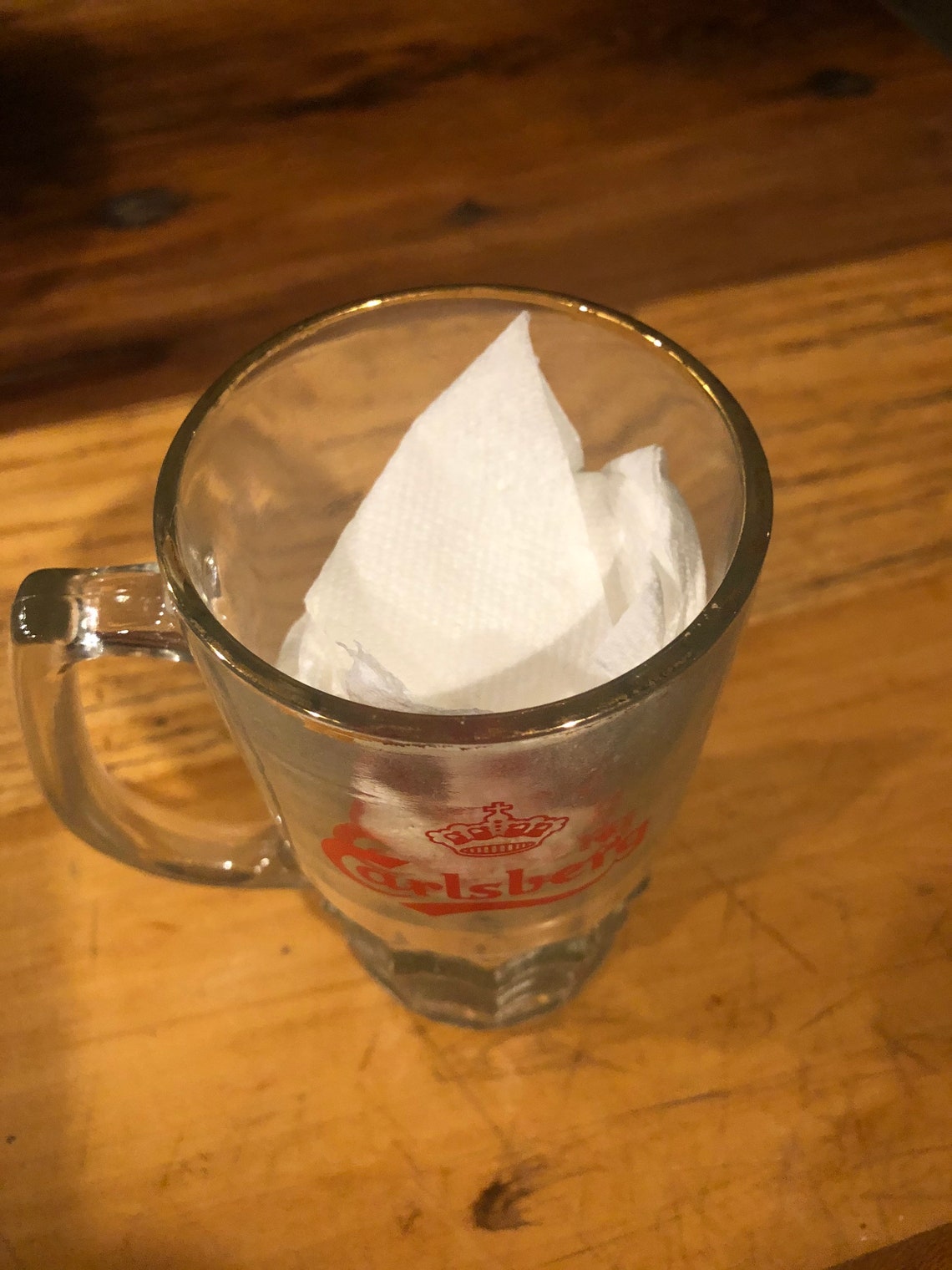 Carlsberg Vintage Beer Mug Gold Rim | Etsy