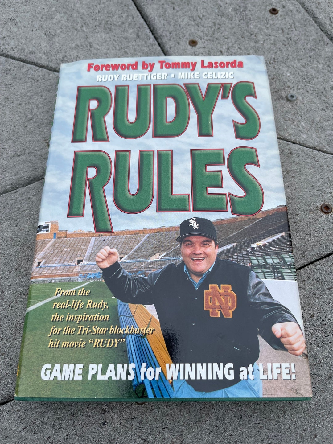 Notre Dame Football Rudy Ruettiger "rudy's Rules" SIGNED 1st Edition HC ...