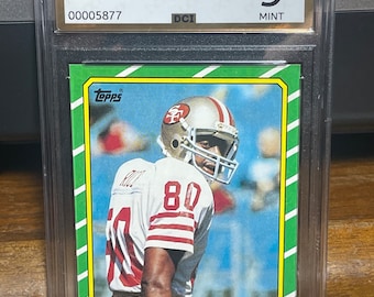 Jerry Rice Rookie Card 1986 - Etsy
