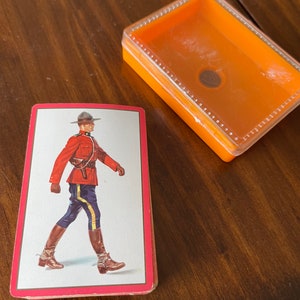 Vintage RCMP Royal Canadian Mounted Police Deck of Congress Playing ...