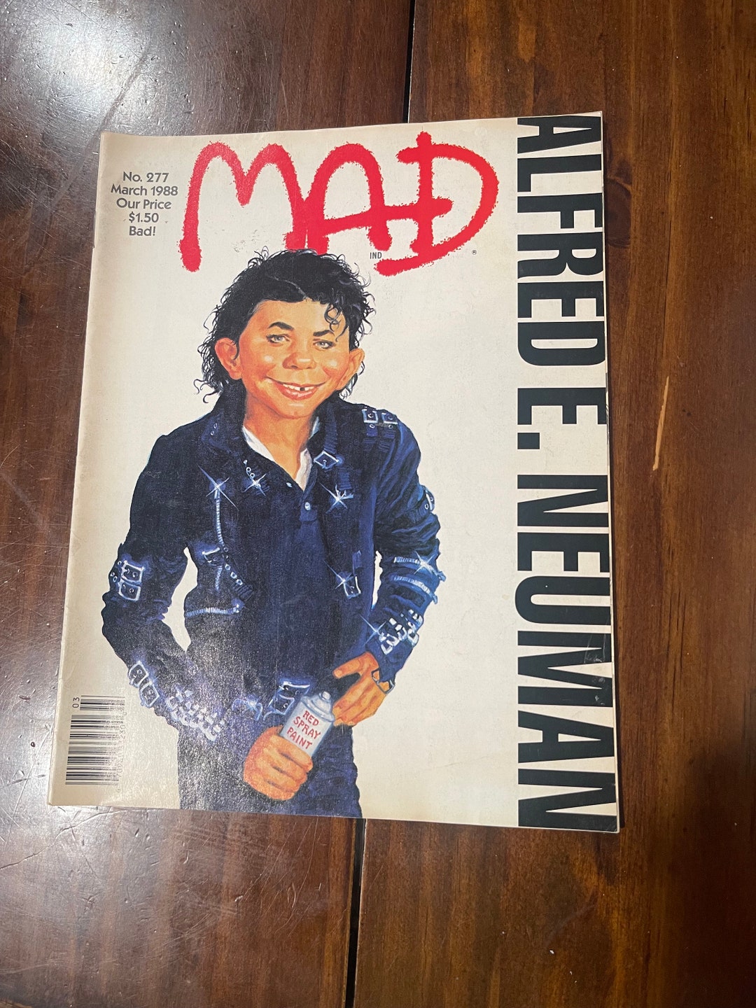 1988 March Mad Magazine Issue Alfred E . Neumann Michael Jackson - Etsy