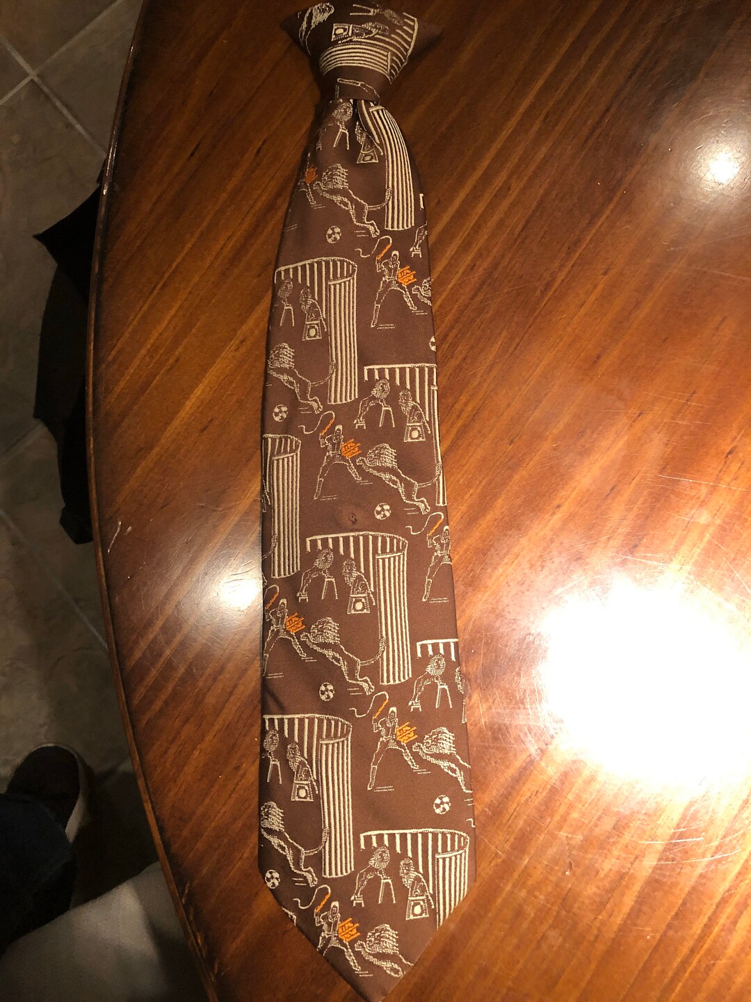 Vintage Clip on Tie Snapper Lion Tamer Circus - Etsy