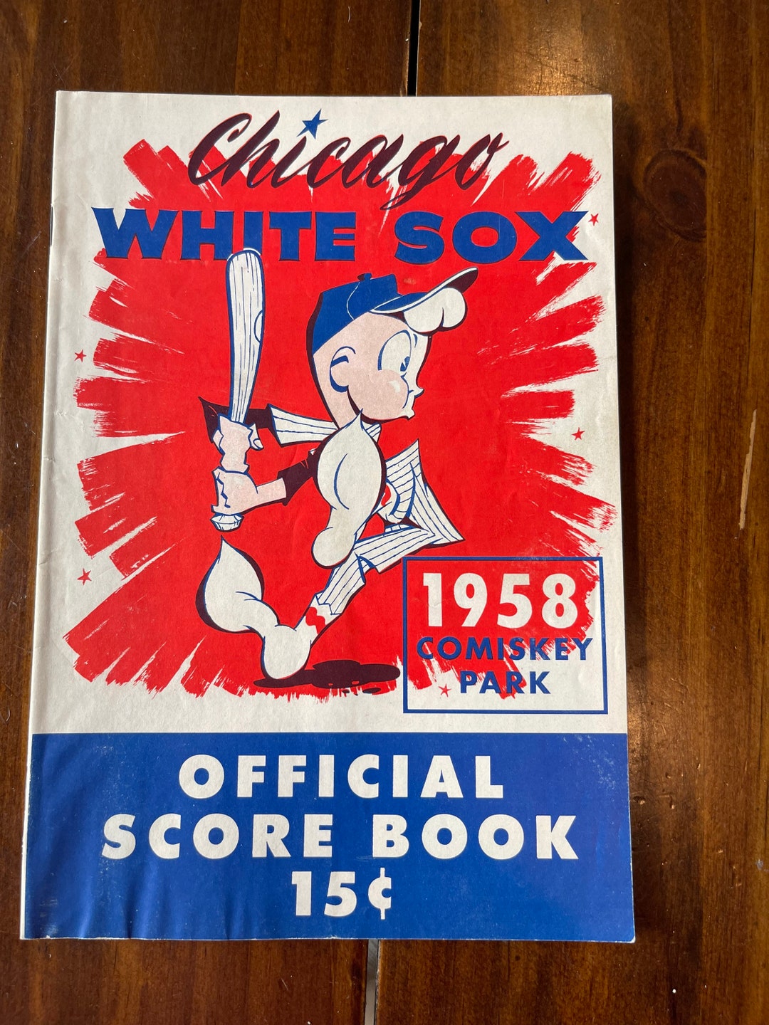 1958 Original Baseball MLB Game Scorecard Chicago White Sox Vs Kansas ...