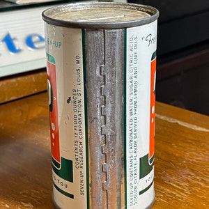 1960s 7up Soda Bank Can - Etsy