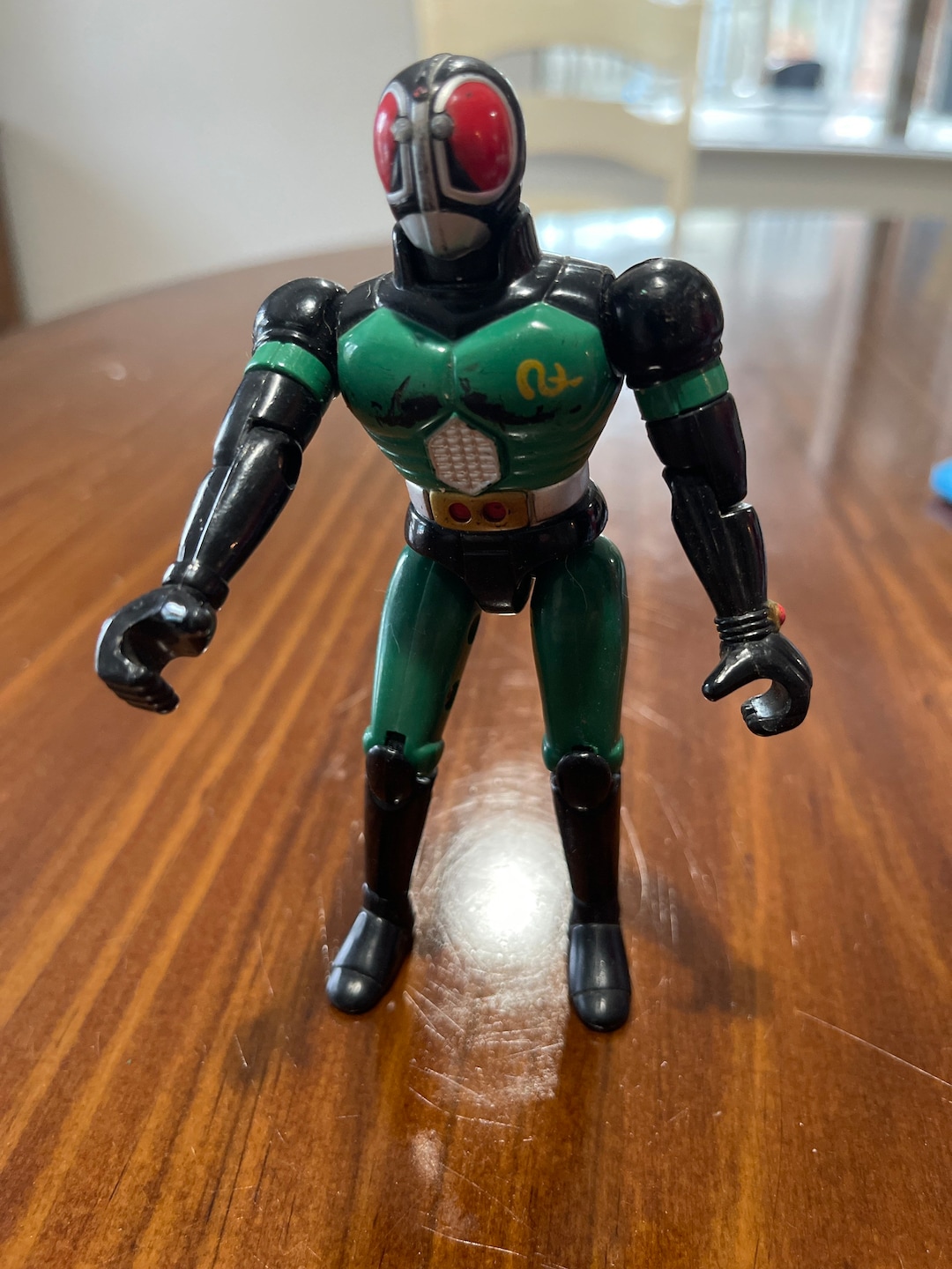 1995 Bandai Beetleborgs Masked Rider Super Green & Black Action Figure ...