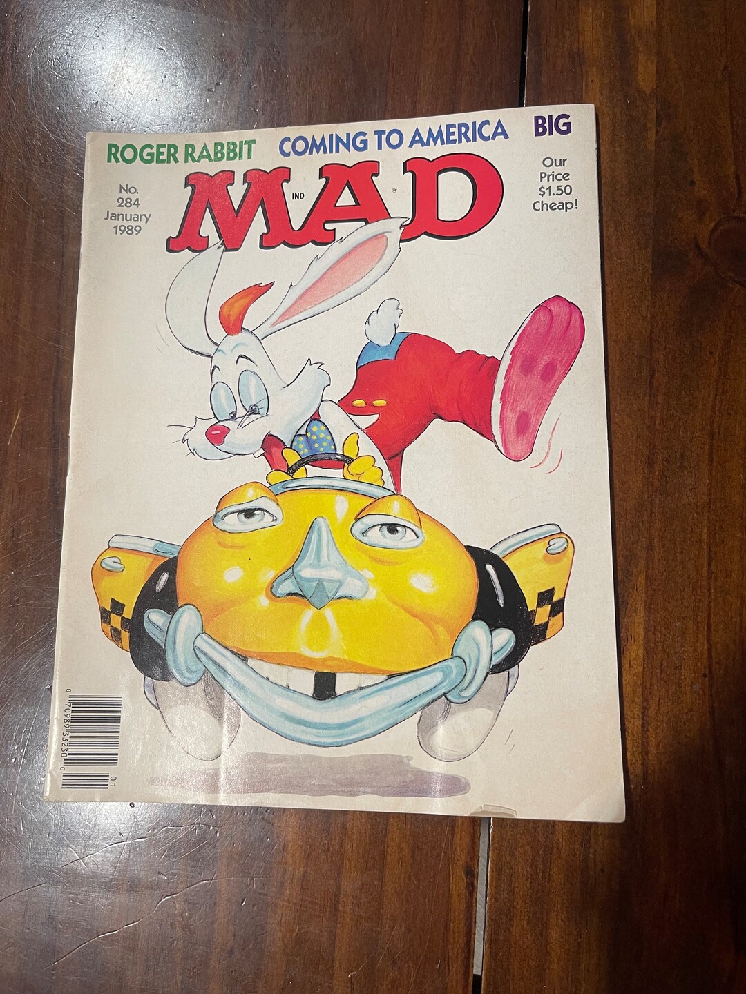 1989 January Mad Magazine Alfred E . Neumann Roger Rabbit - Etsy