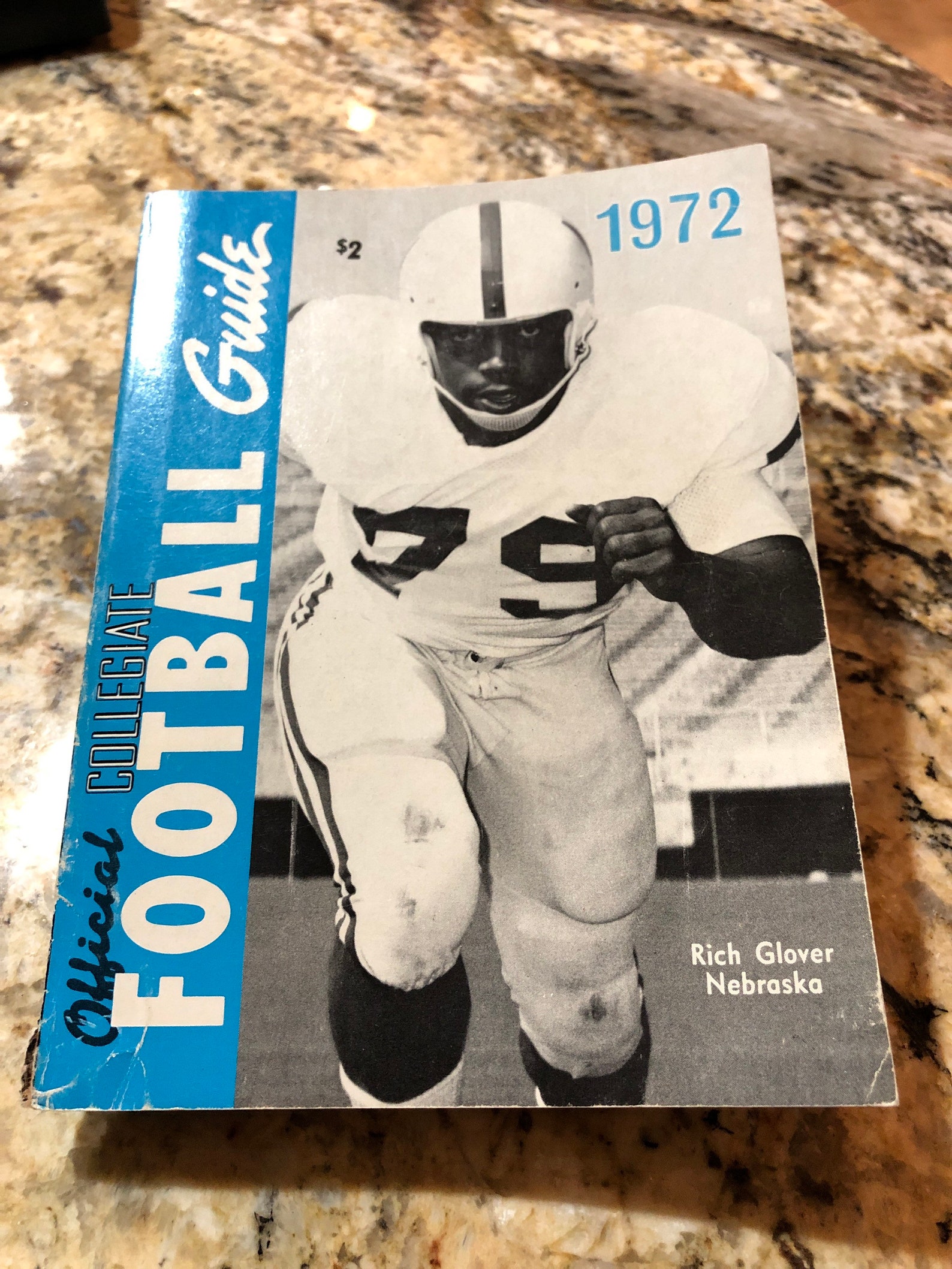 1972 Rich Glover Nebraska NCAA College Football Guide Book - Etsy