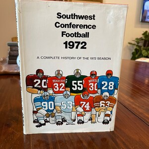 SWC Book 1972 Football Southwest Conference HC DJ - Etsy