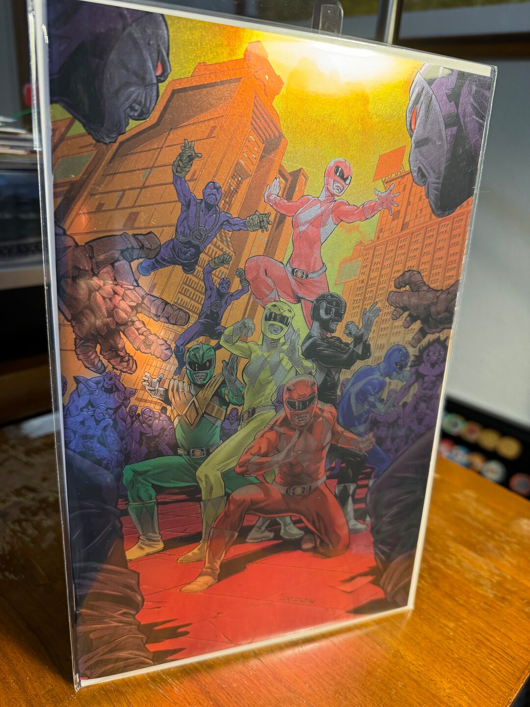 Mighty Morphin Power Rangers the Return 2 Virgin Foil Cover Variant by ...