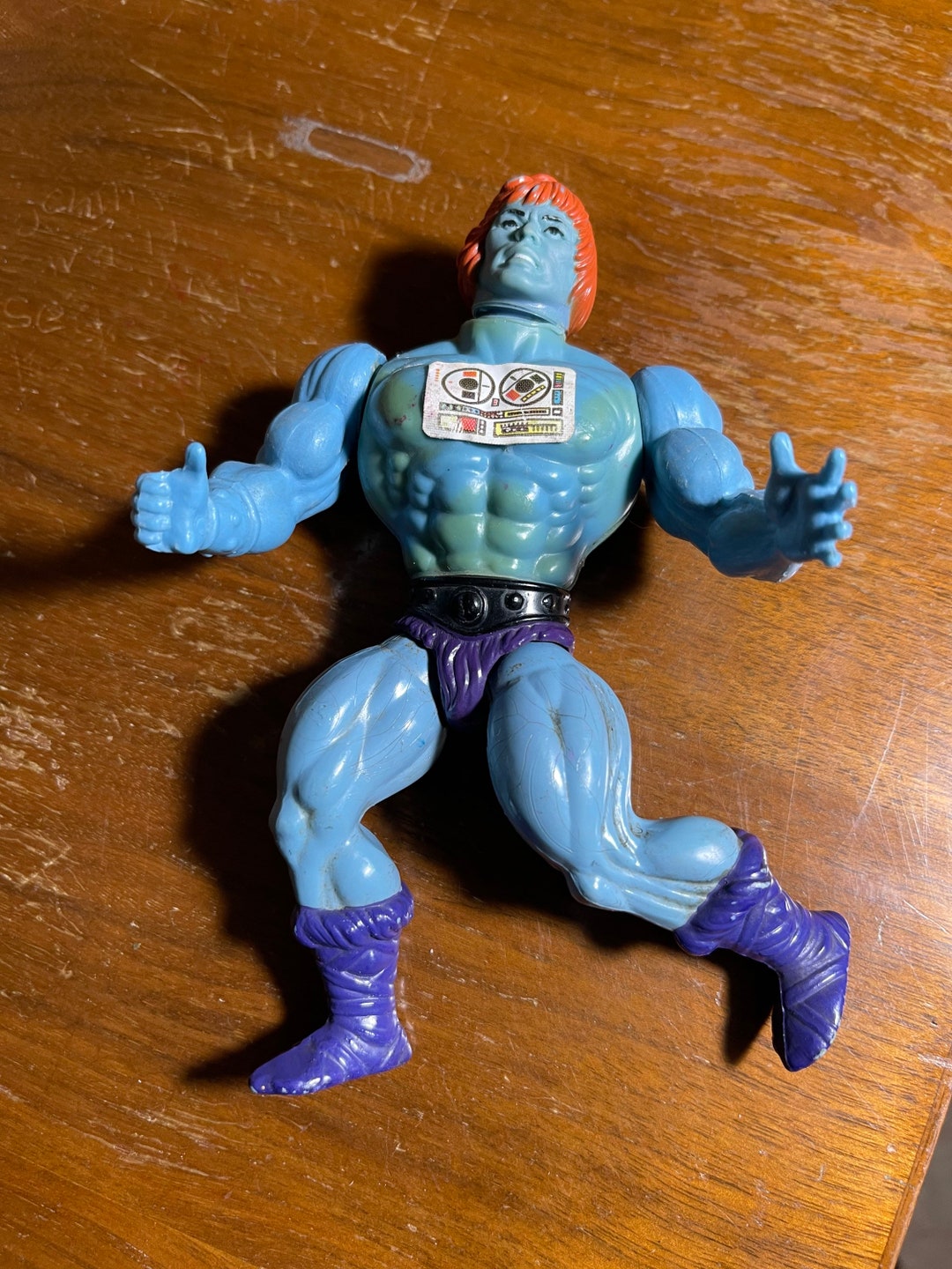 1981 Faker W Chest Sticker MOTU Action Figure He-man - Etsy