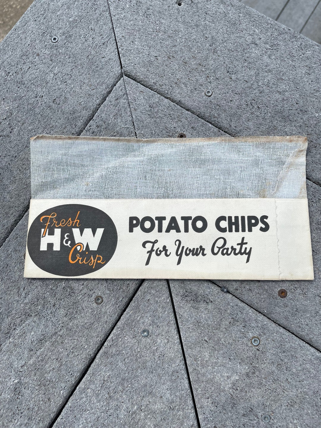 1950s H&W Potato Chips Paper Hat Restaurant Employee - Etsy