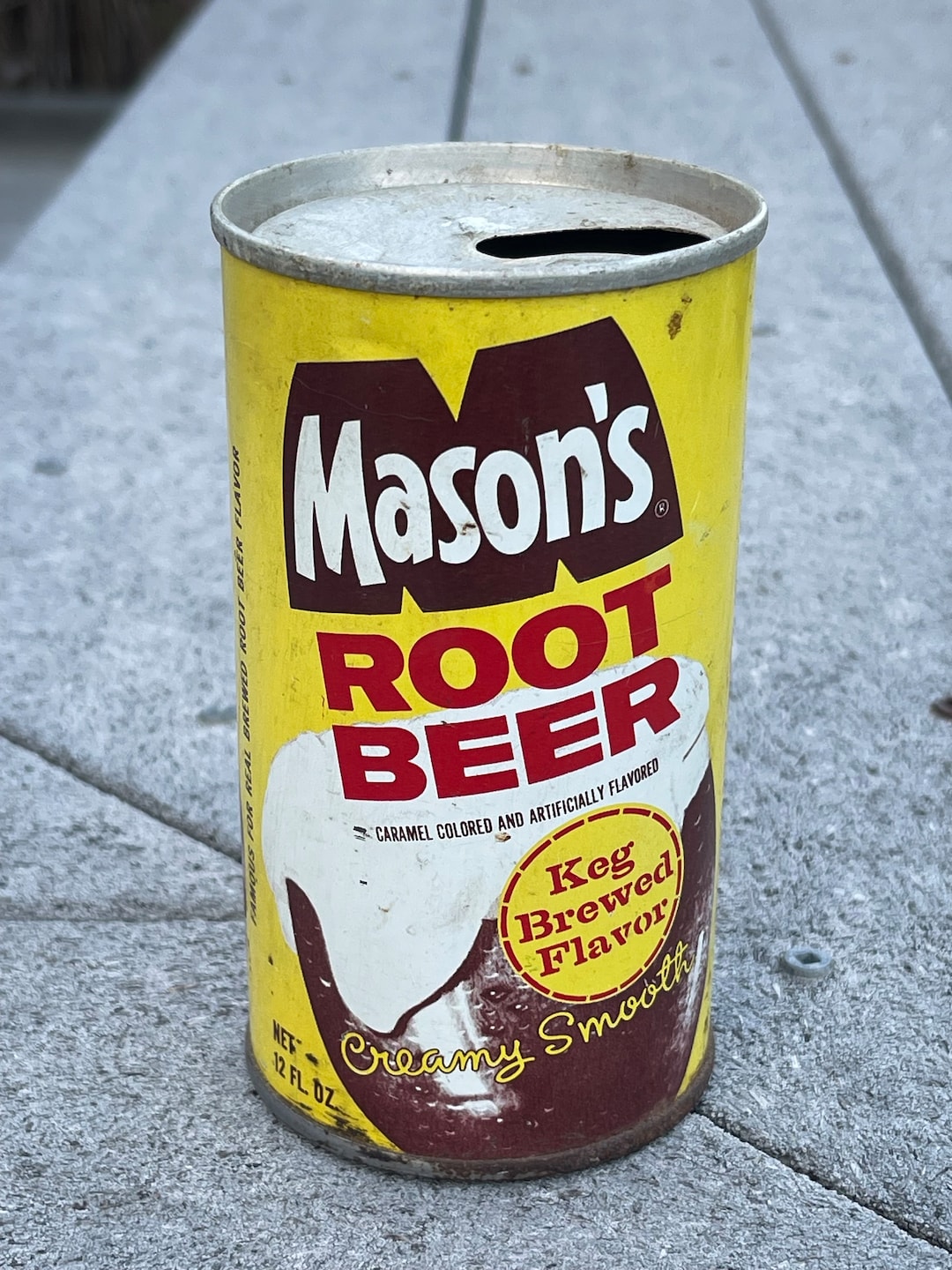 Masons Root Beer Soda Can Vintage 12 Oz - Etsy