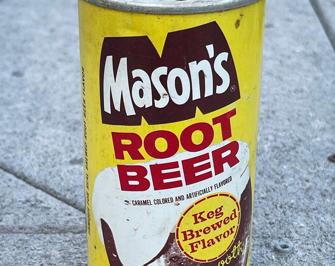 Mason’s Root Beer Soda Can Vintage 12 Oz - Etsy