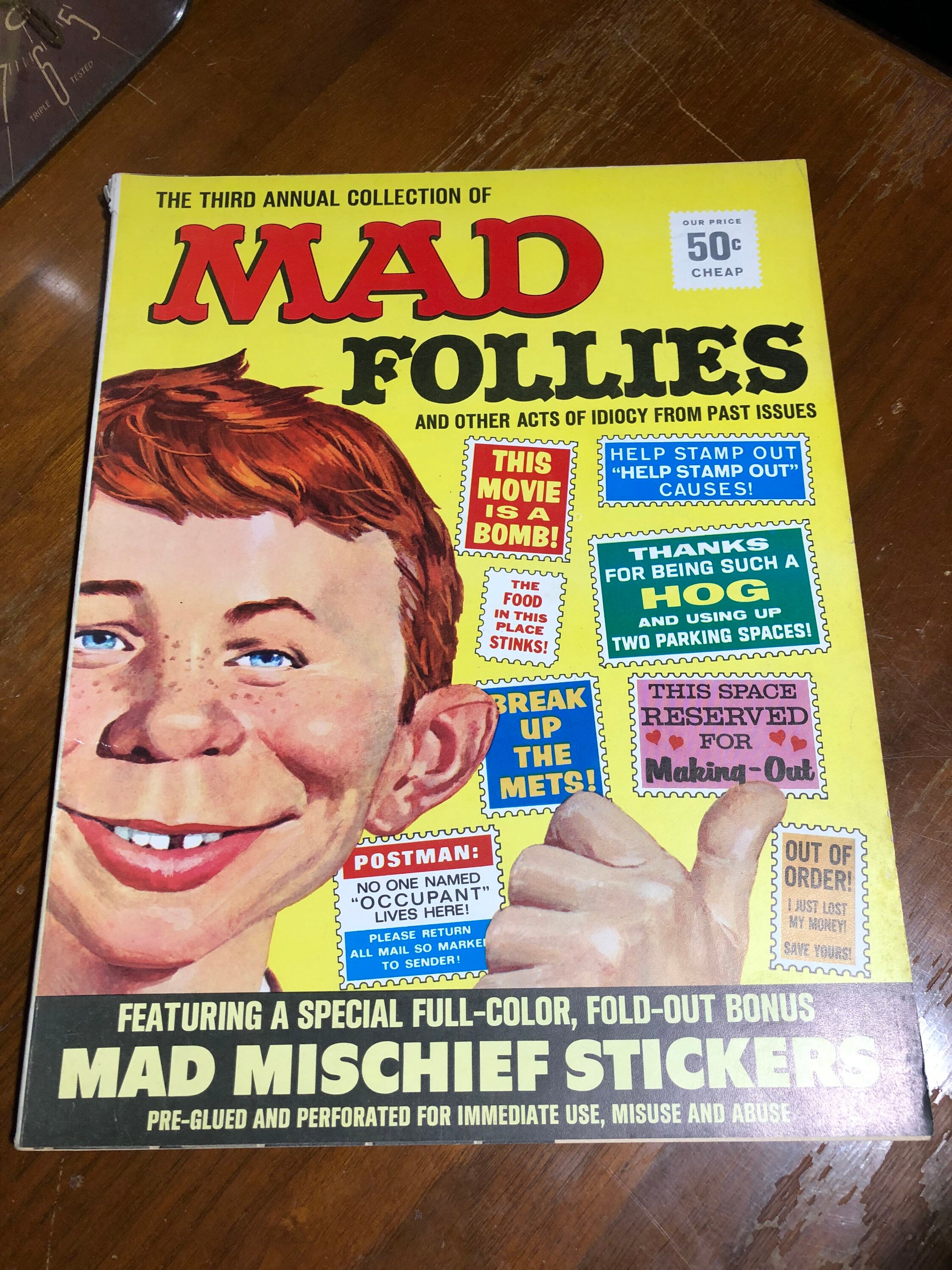 3rd Annual Mad Magazine Issue Alfred E . Neumann - Etsy