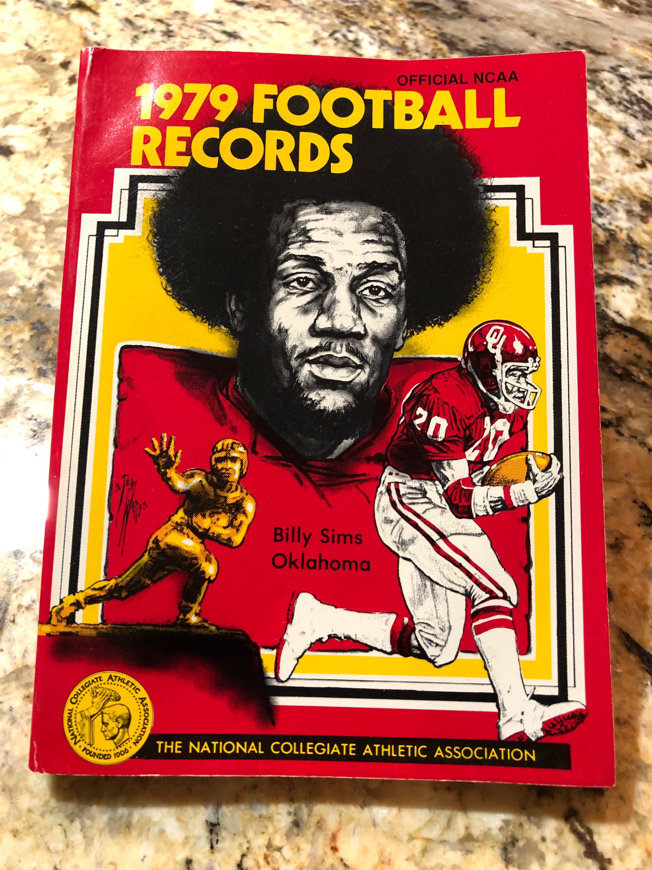 1979 Billy Sims Oklahoma NCAA College Football Record Book - Etsy