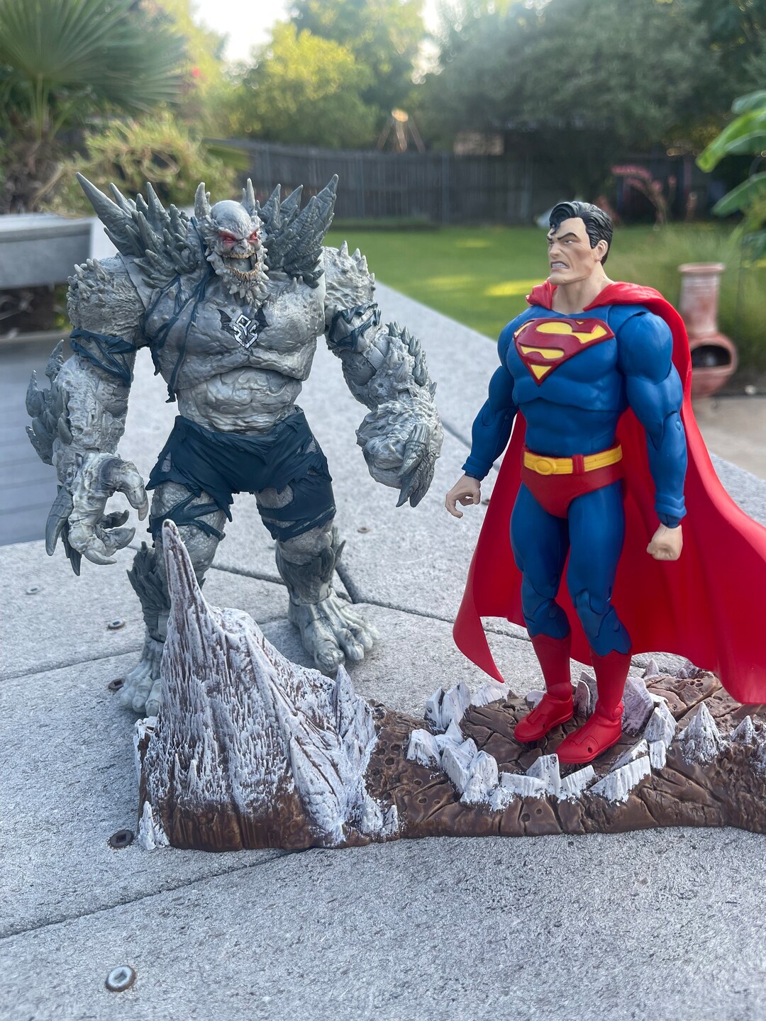 Devastator Batman Superman Set Doomsday Earth 1 Mcfarlane DC Multiverse 7” Action Figures - Etsy