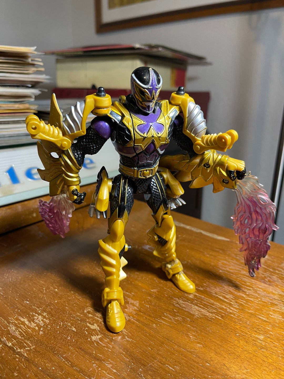 Power Rangers Mystic Force Knight Wolf Dark Fury Bandai Action Figure ...