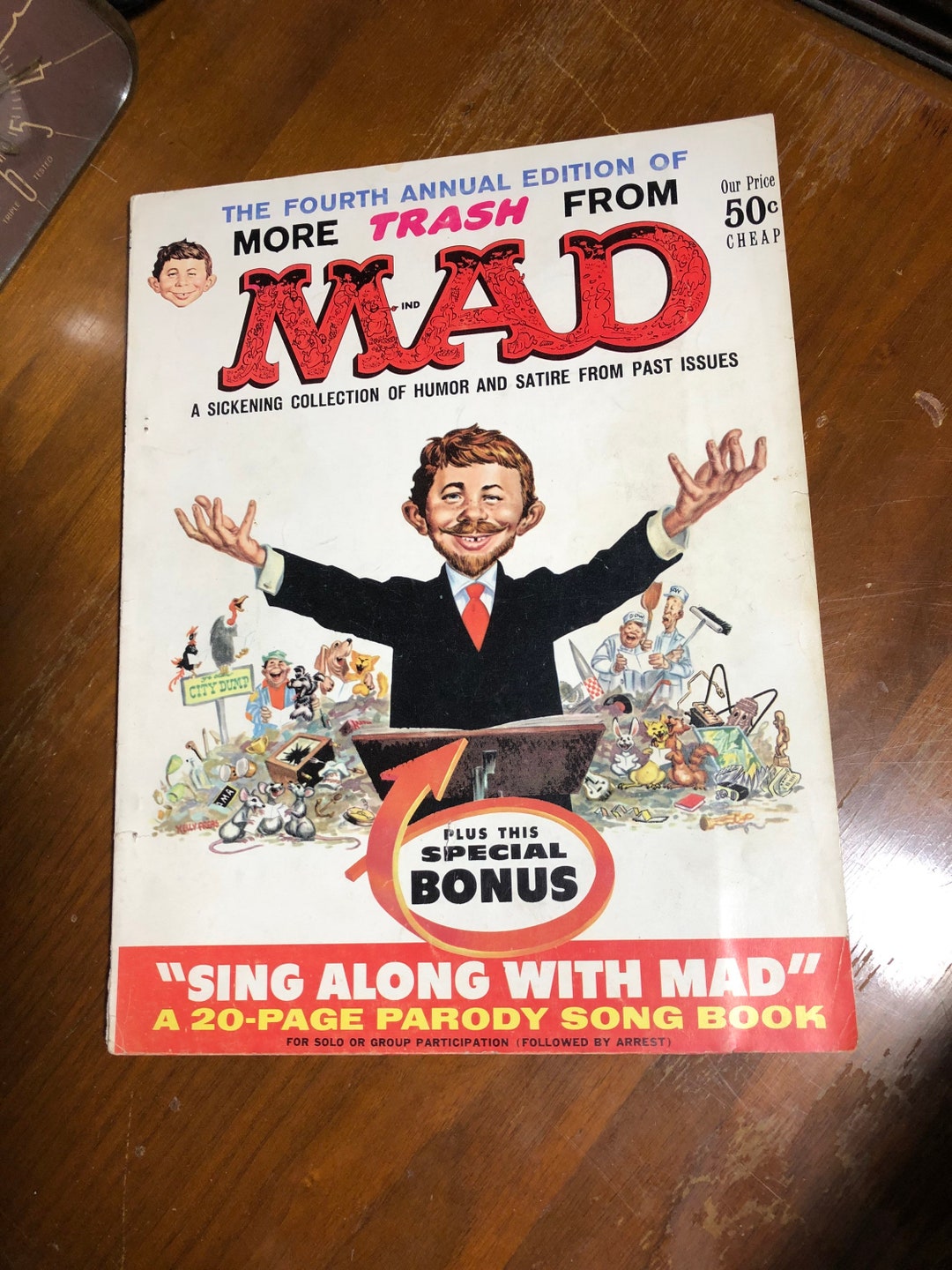 4th Annual Mad Magazine Issue Alfred E . Neumann - Etsy