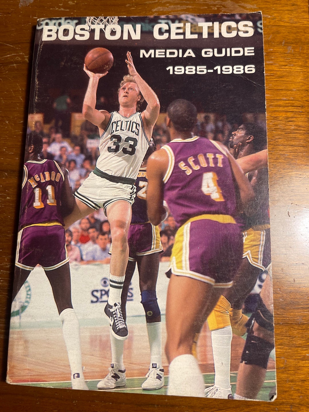 1985-1986 Boston Celtics NBA Basketball Media Guide Larry Bird - Etsy