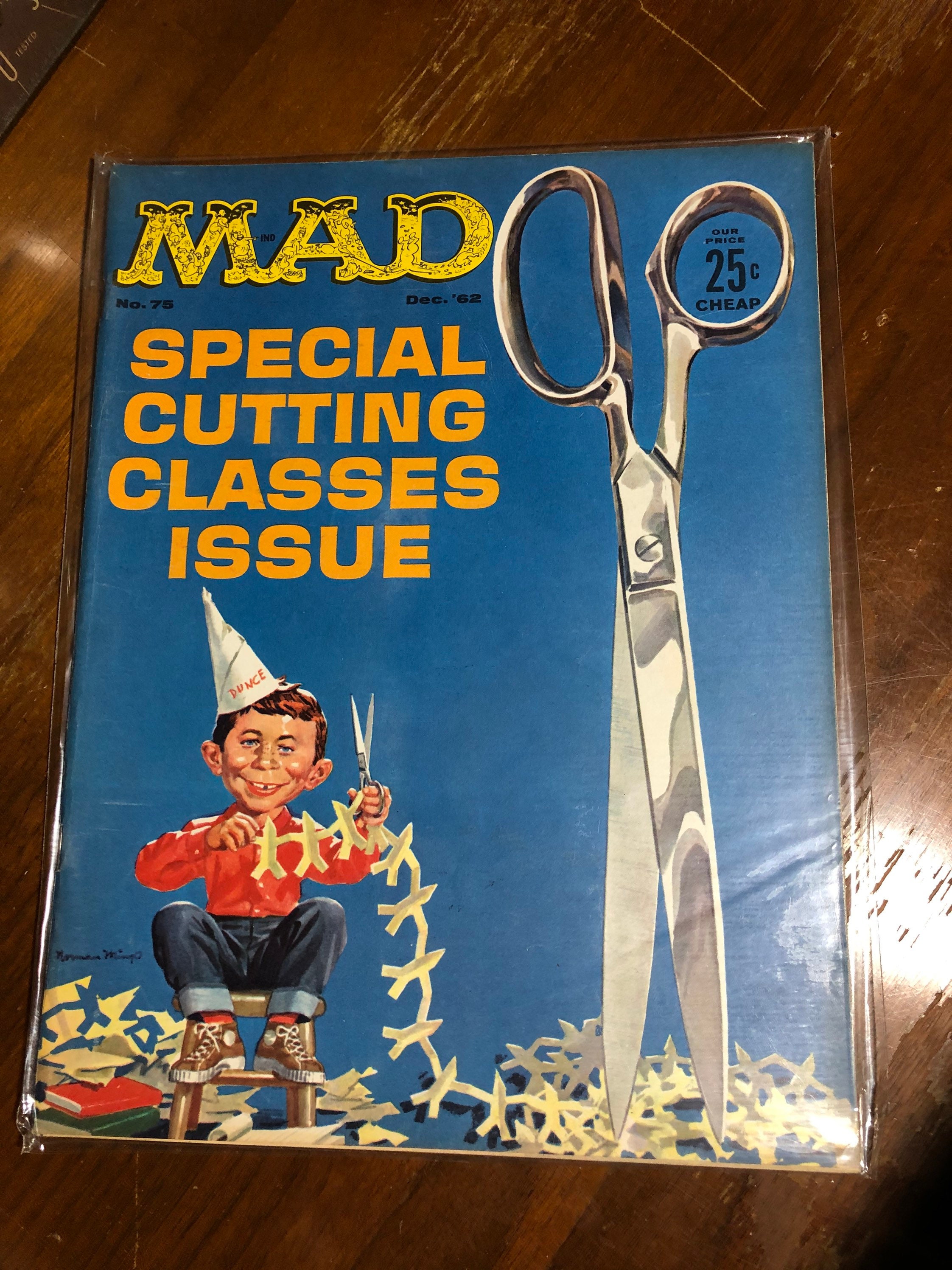 1962 Mad Magazine Issue 75 Alfred E . Neumann - Etsy