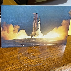 Saturn 501 Apollo Saturn V Lift off John F. Kennedy Space - Etsy