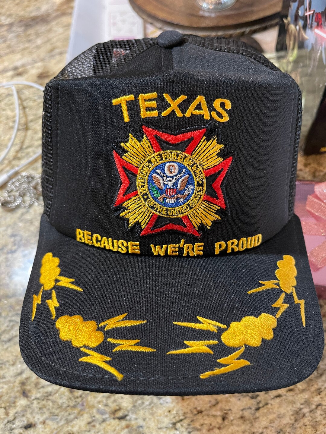 Texas VFW Hat Trucker Cap Vintage Veterans of Foreign Wars - Etsy