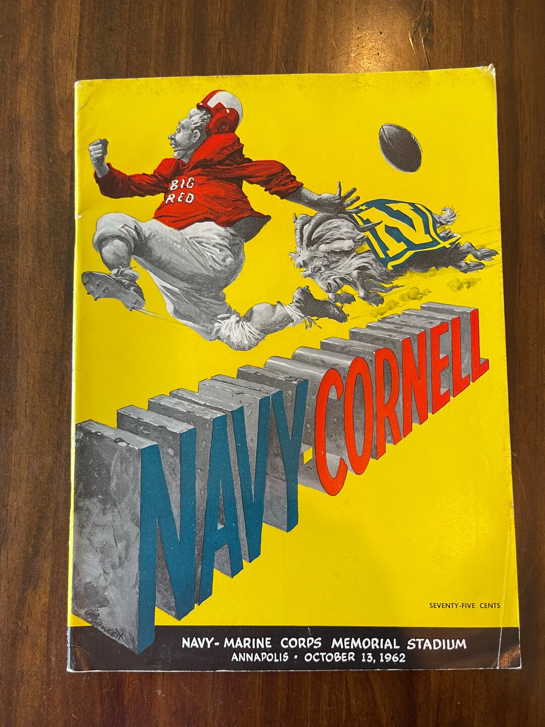 1962 Cornell at Navy College Football Program - Etsy