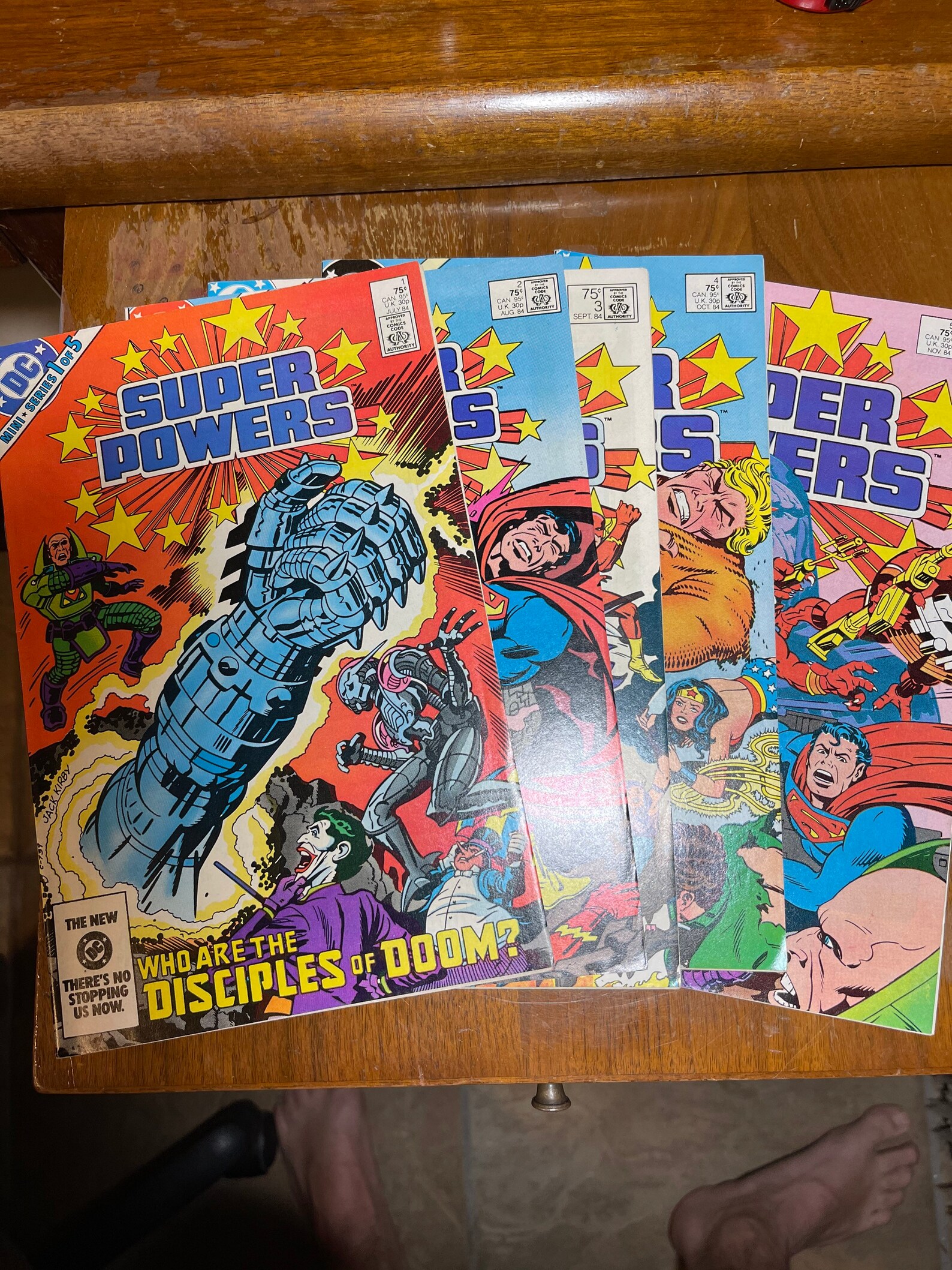 Super Powers comic books 1-5 Jack Kirby 1984 VF | Etsy