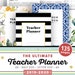 Teacher Planner 2019-2020 Lesson Planner Printable Academic | Etsy