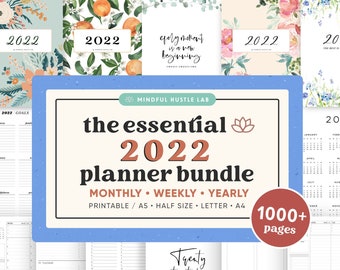 Productivity Planner Printable Daily Weekly Monthly Planner | Etsy Canada