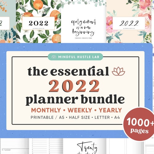 Monthly Planner A5 Printable Inserts Monthly Organizer | Etsy