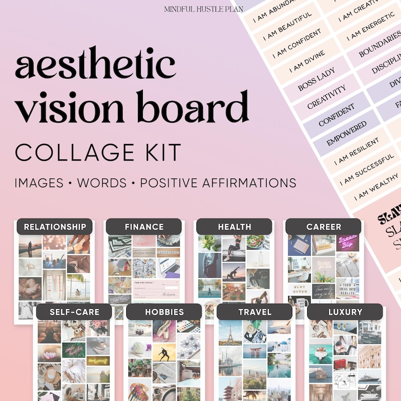 Student Vision Board 2025 - Etsy