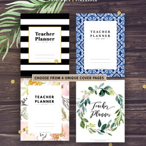Teacher Planner 2019-2020 Lesson Planner Printable Academic - Etsy