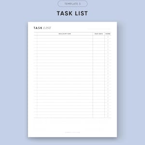 Project Planner Printable, Project Planning Templates, Tasks to Do List ...