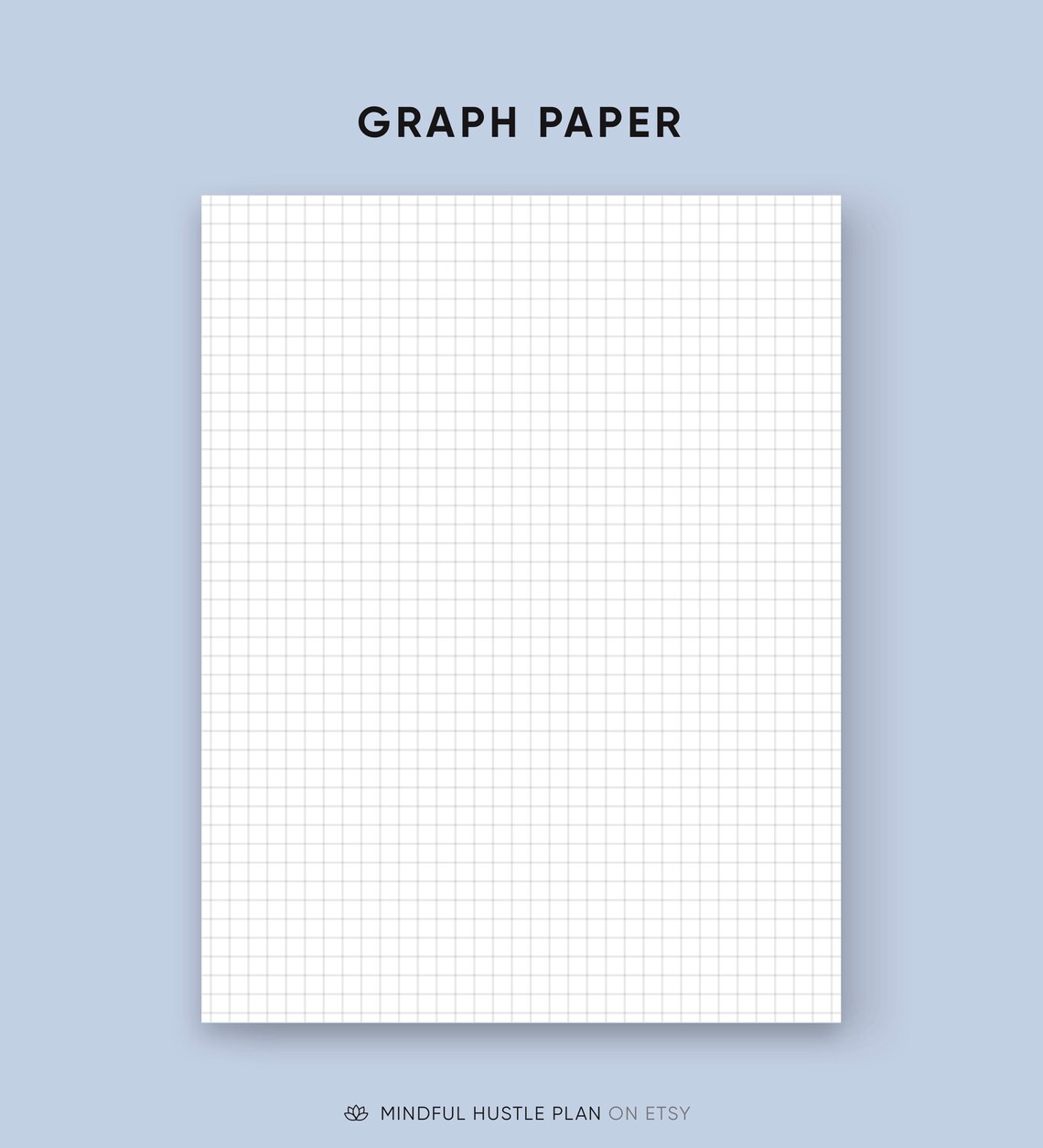 Bullet Journal Template, GRAPH Paper and Dot Grid, Half Size, Letter ...