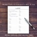 Contact Page, Address Book Printable, Phone Numbers, A5, A4, Letter ...