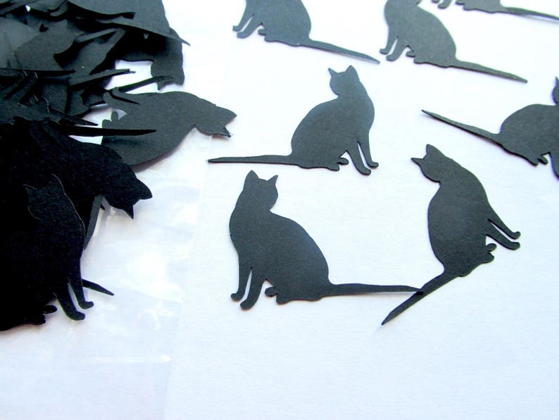Cat Confetti for Table Scatter, Die Cuts for Paper Projects, for ...
