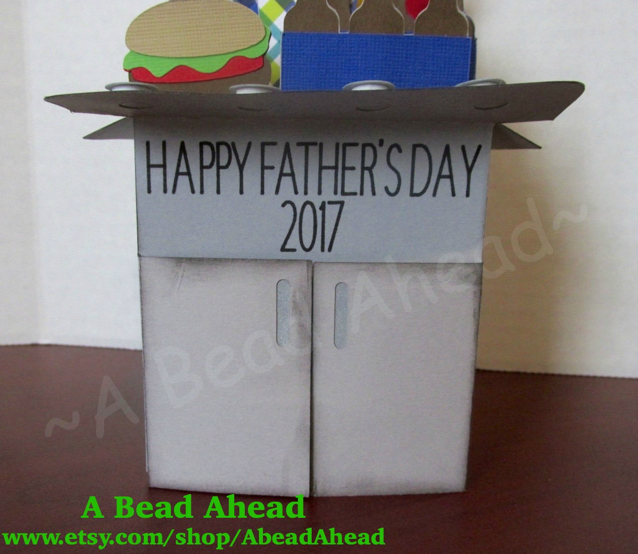 Barbecue Grill Card for Father's Day 3D Pop-up Greeting - Etsy