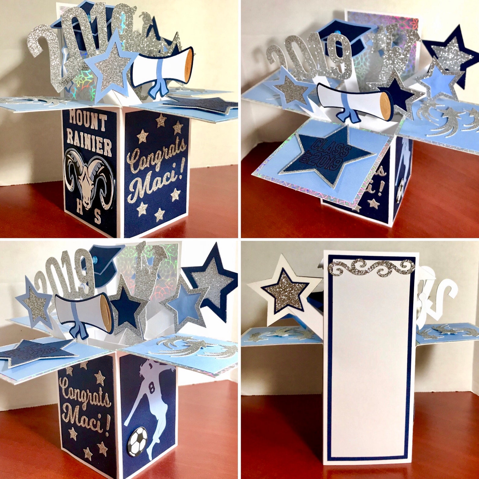 Custom Made Graduation Pop up Card for College and High - Etsy