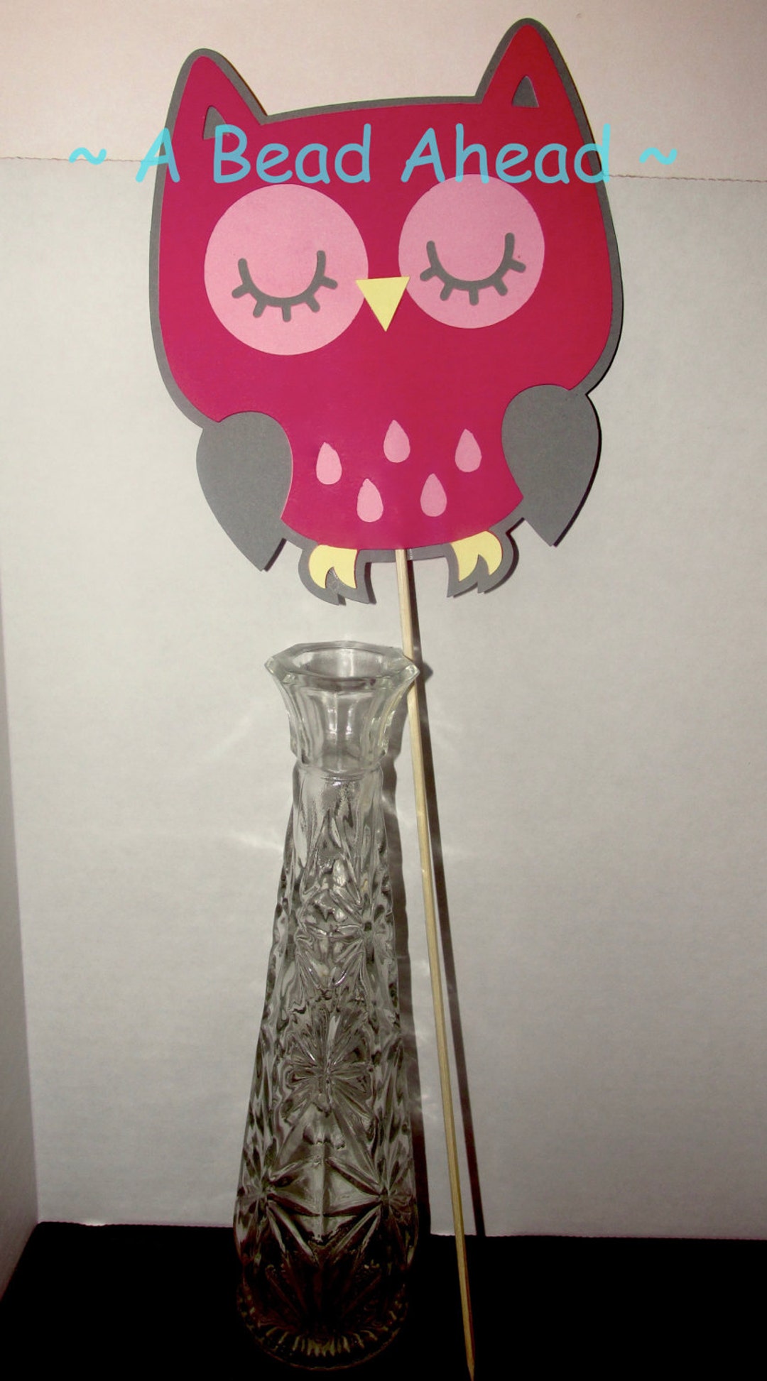 Owl Table Centerpiece, Use as Cake Topper for Baby Shower, Birthday ...