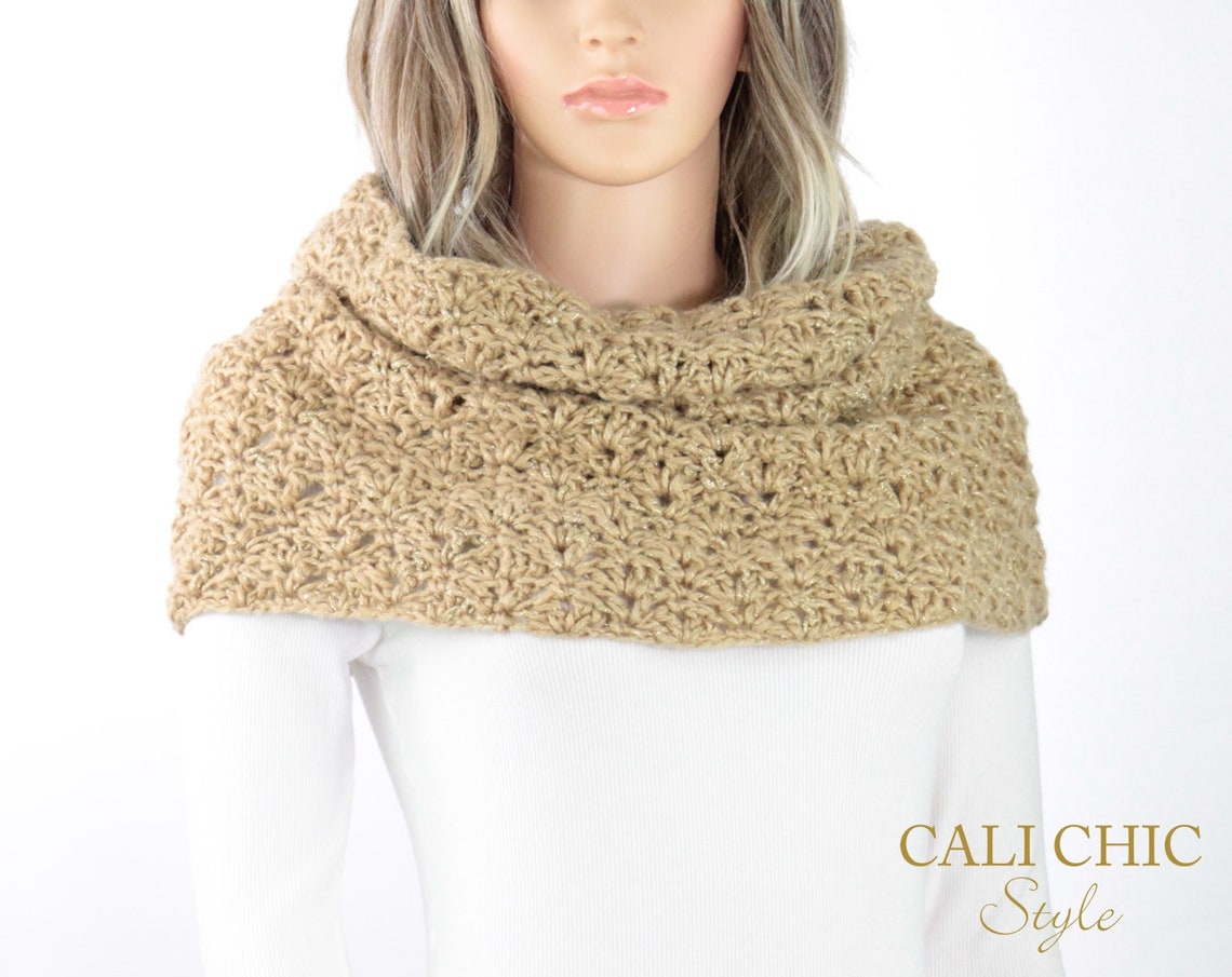 Infinity Scarf Hood Pattern Elaine Crochet Infinity Scarf - Etsy