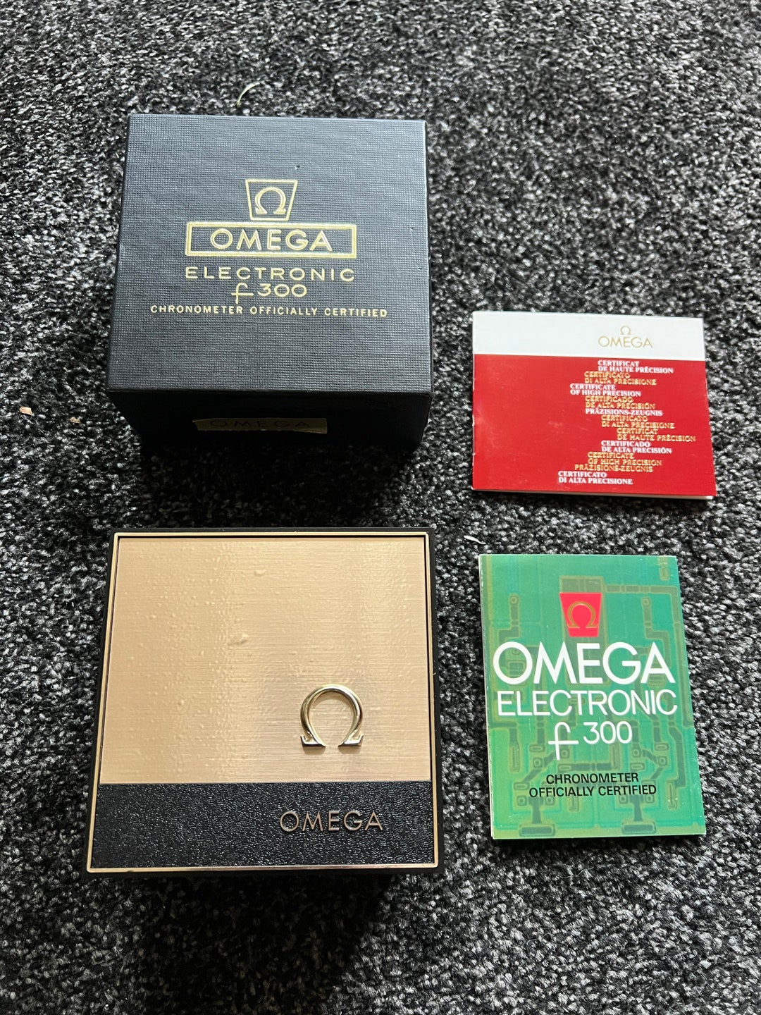 SALE Rare Vintage 1970s Omego F300 Gold Watch in Original Box - Etsy
