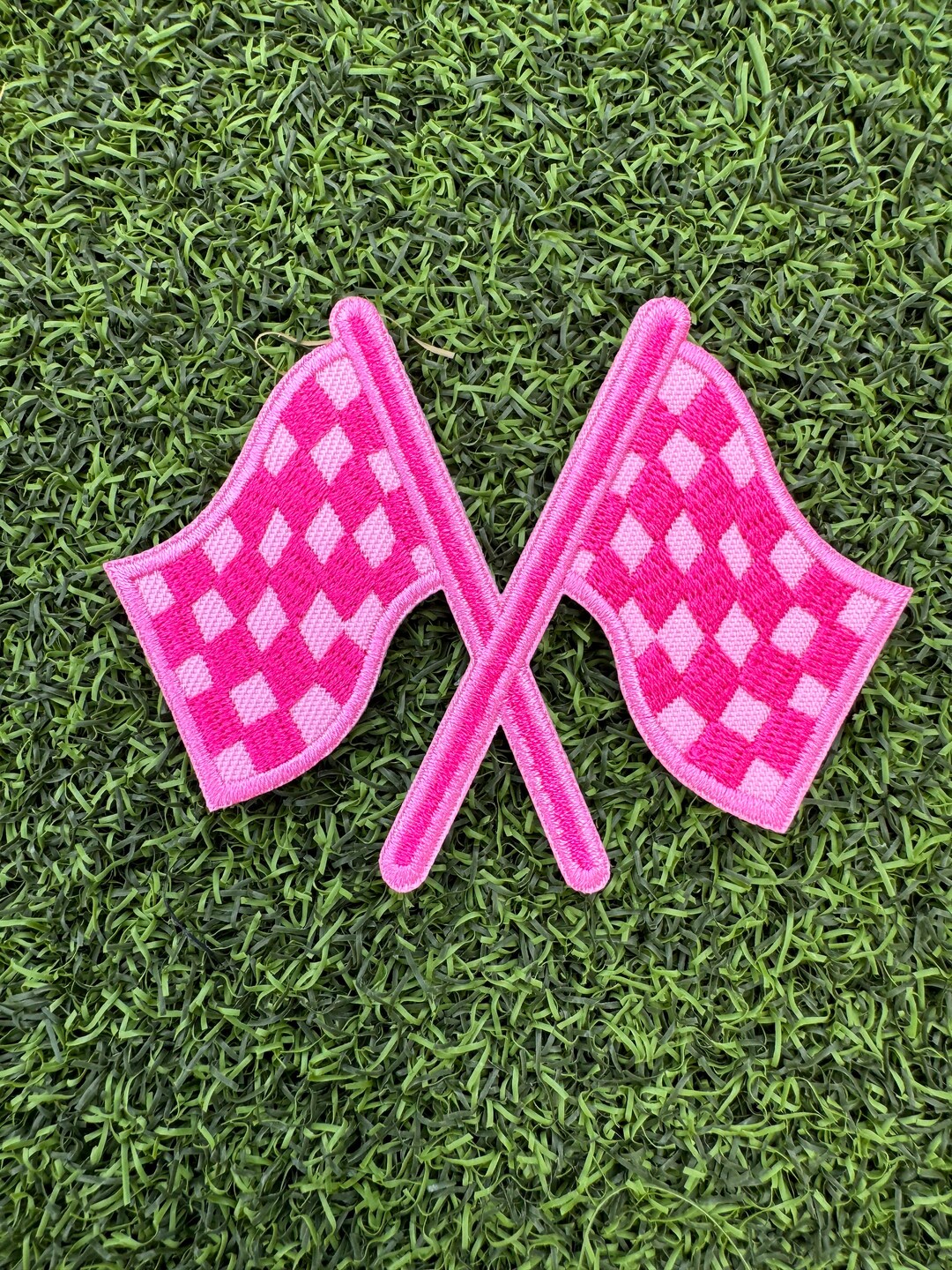 Checkered Flag Iron on Patches - Etsy