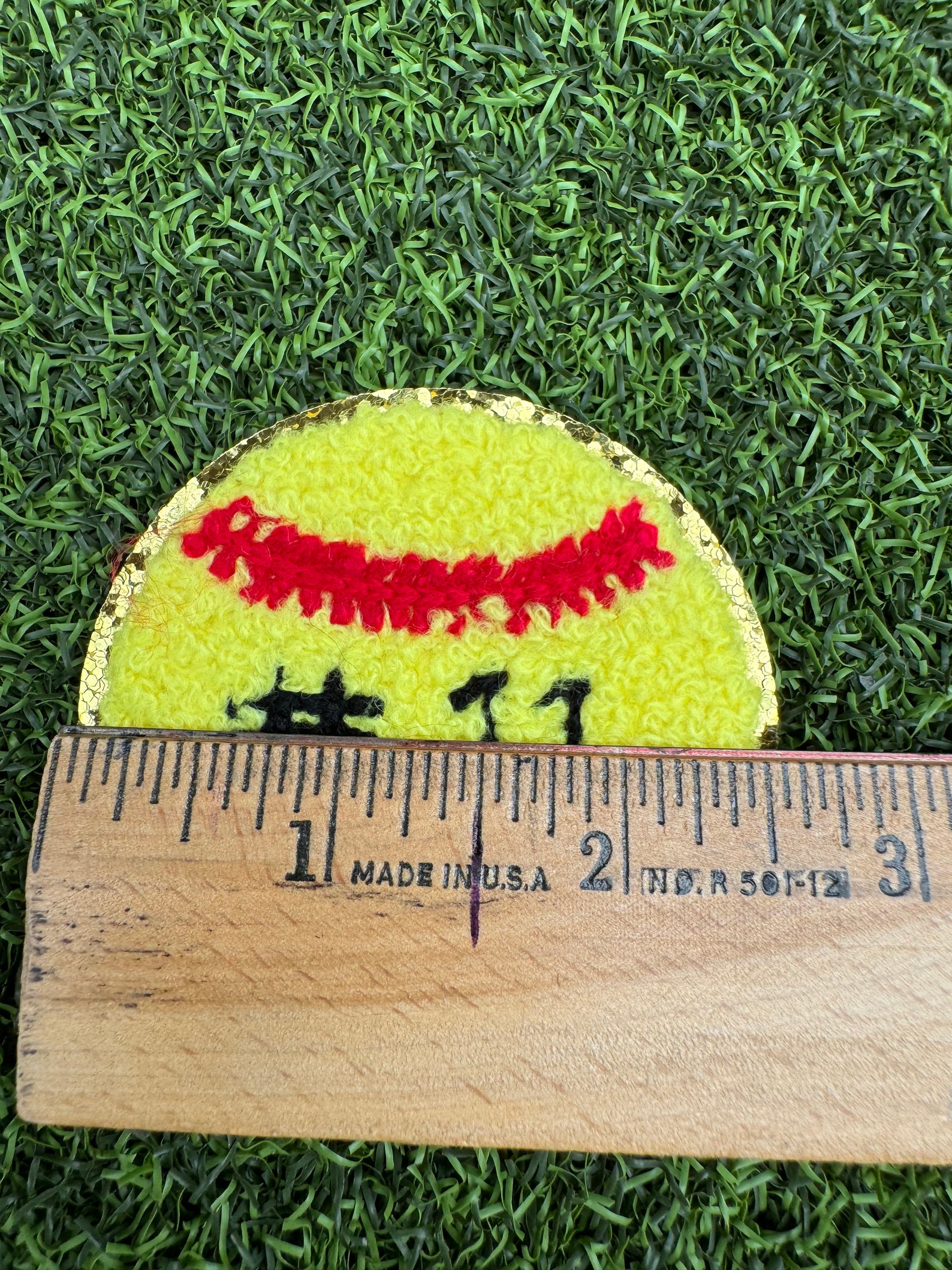 Softball #11 Iron on Patch - Etsy