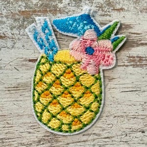 Pineapple Iron on Patches - Etsy