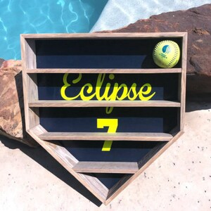 SOFTBALL-CUSTOM Display Rack Made From Reclaimed Wood - Etsy