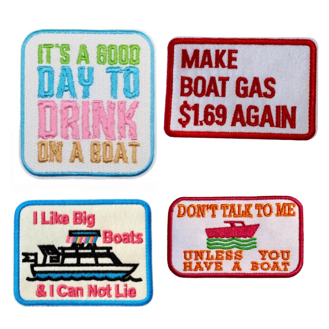 Boat Iron on Patches - Etsy